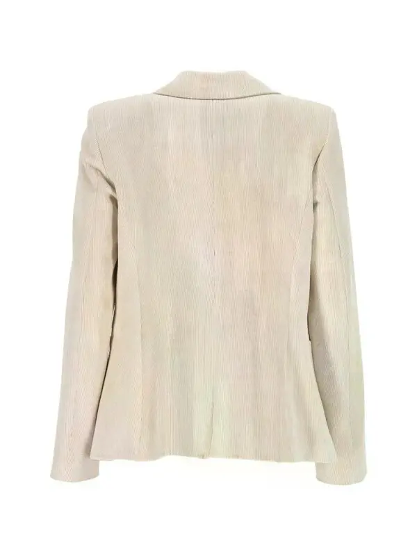 EMME Corduroy-effect Single-breasted Blazer