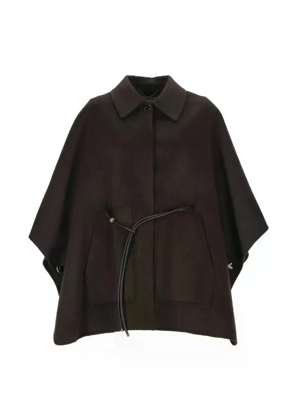 Agnona Belted Cape-style Coat