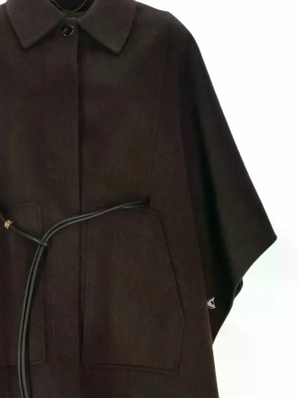 Agnona Belted Cape-style Coat