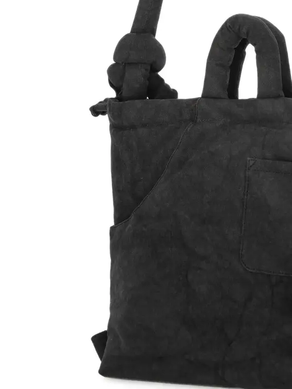 ÖLEND Washed-effect Knotted Shoulder Bag