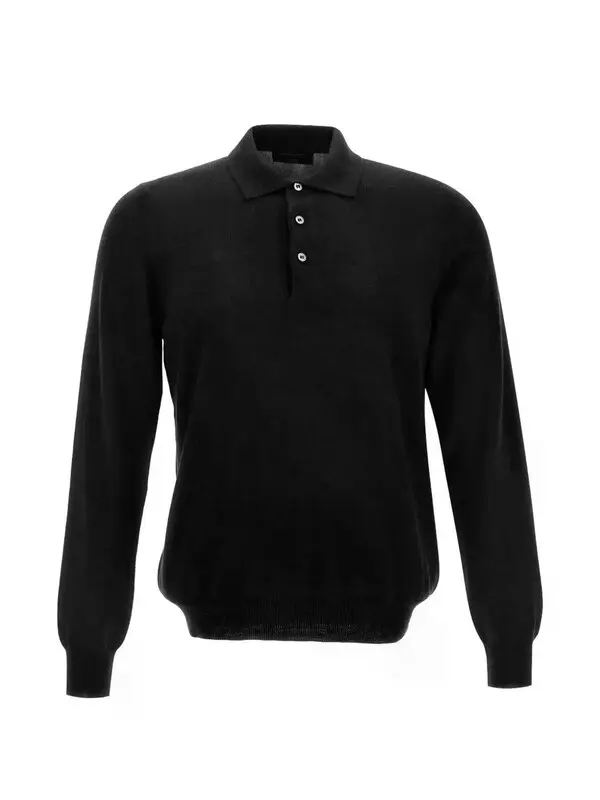 GRAN SASSO Button-down Polo Sweater
