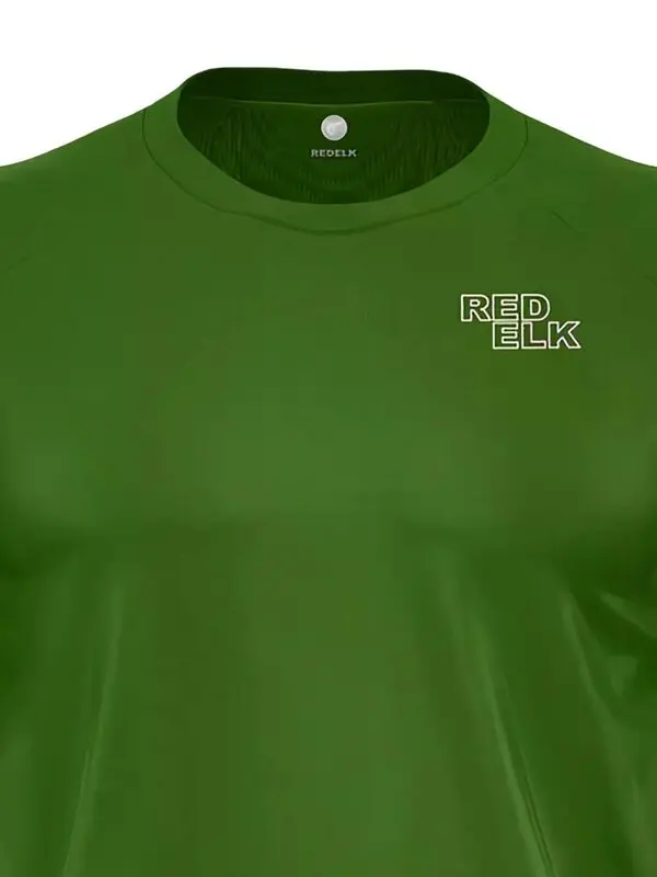 REDELK Logo-print Raglan-sleeve T-shirt - Green