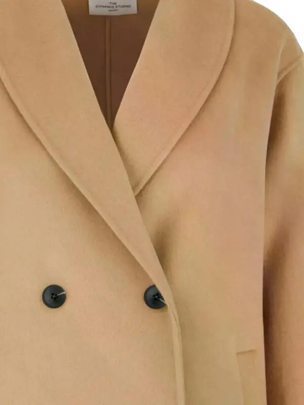 THE DYNAMIS STUDIO Double-breasted Shawl-lapel Coat