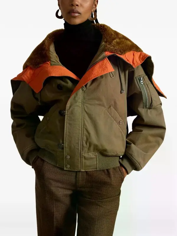 Polo Ralph Lauren Faux-fur Collar Flight Jacket