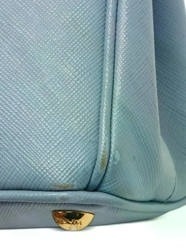 Prada Mini Galleria Tote Bag - Blue