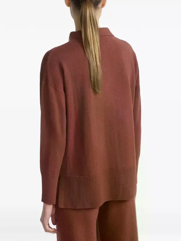 YVES SALOMON Polo-collar Sweater