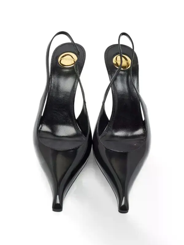 Saint Laurent Miller Wedge Slingback Pumps