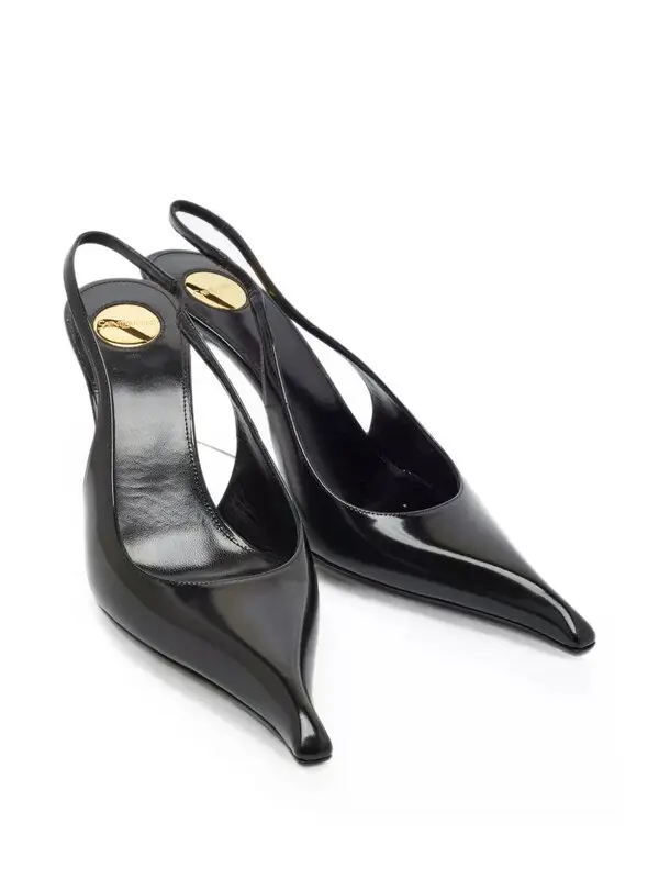 Saint Laurent Miller Wedge Slingback Pumps