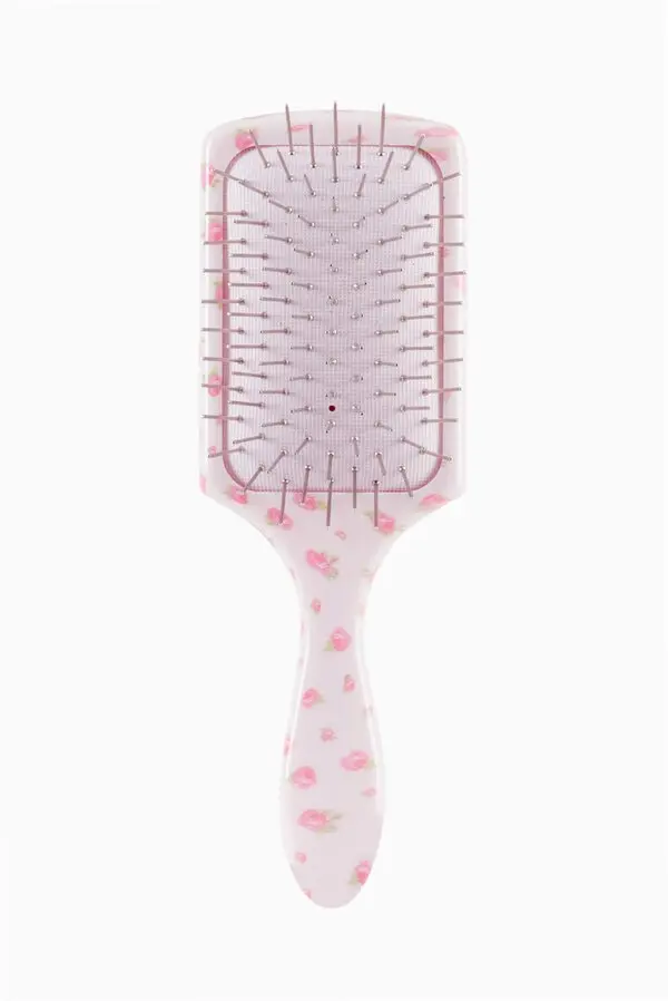 LoveShackFancy Mane X Mini Detangling Brush - Ballet Bloom