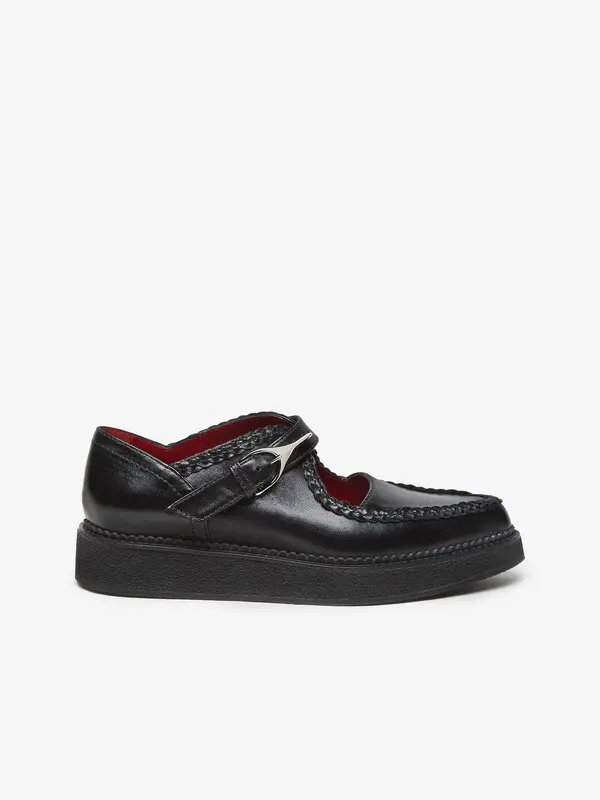 Alexander McQueen Wishbone Creeper - Black