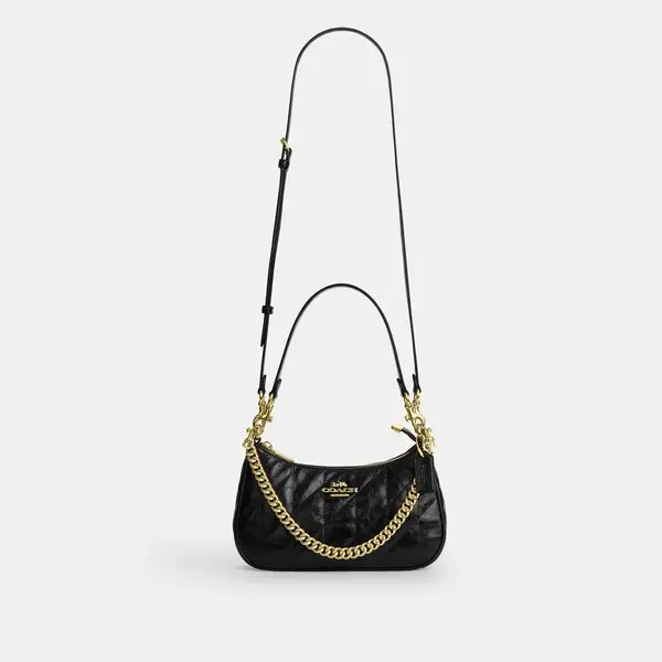 COACH OUTLET Teri Shoulder Bag With Quilting - Gold/black