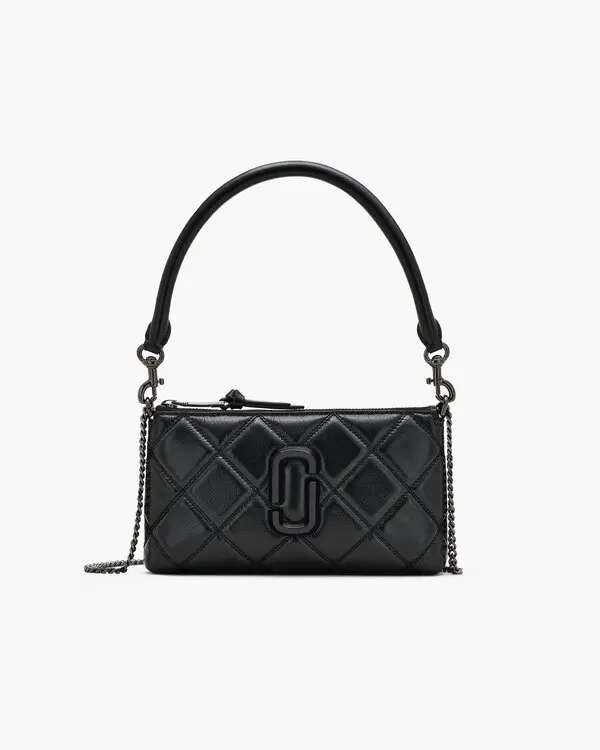 Marc Jacobs Quilted Snapshot Convertible Shoulder Bag - Black