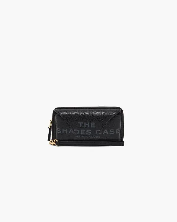 Marc Jacobs Leather The Shades Case - Black