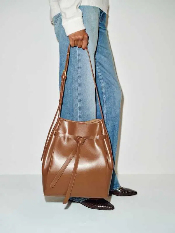 REFORMATION Beatrice Bucket Tote