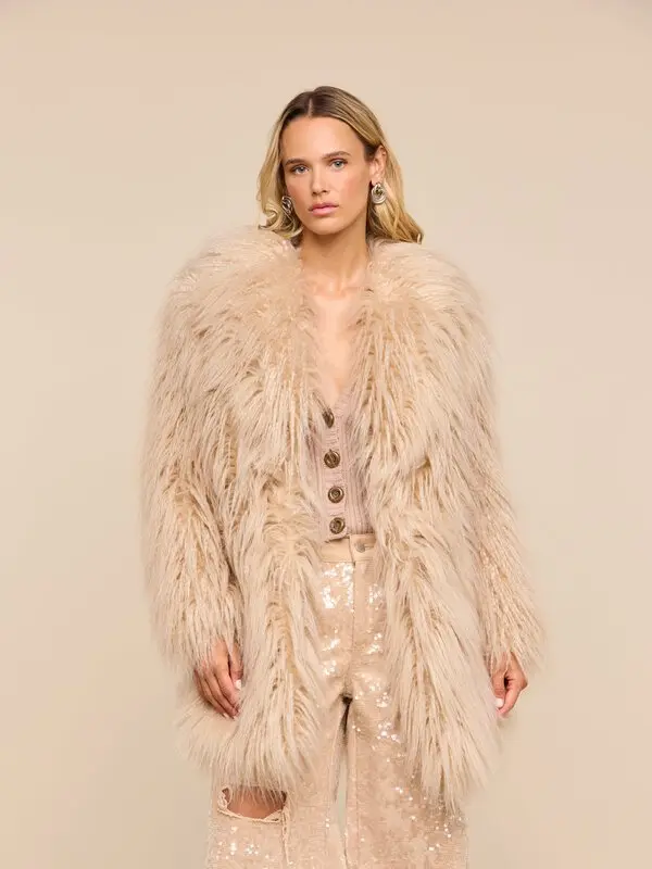 L'Agence Toira Faux Fur Coat