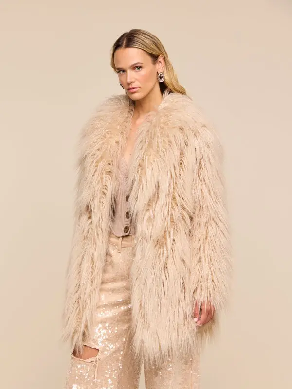 L'Agence Toira Faux Fur Coat
