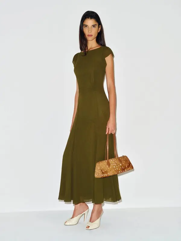 REFORMATION Petites Maelani Dress - Green