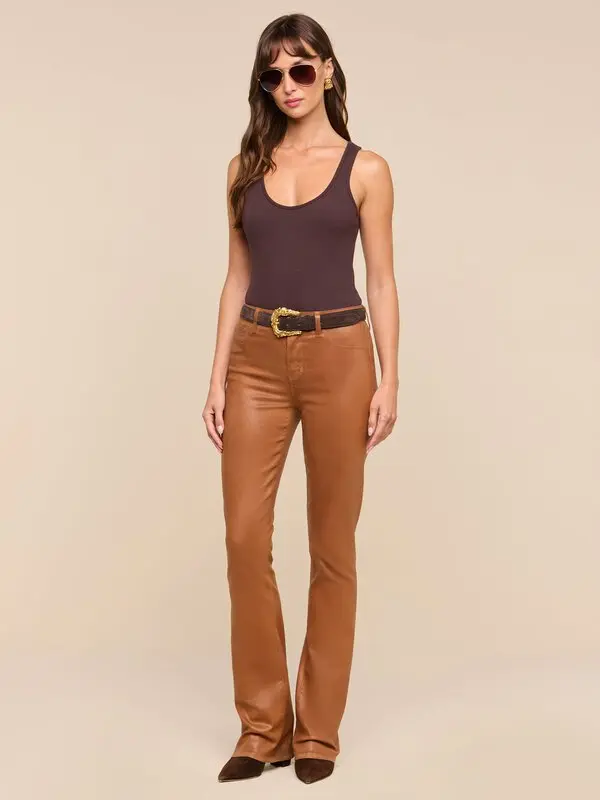 L'Agence Nica Scoopneck Bodysuit - Dark Java