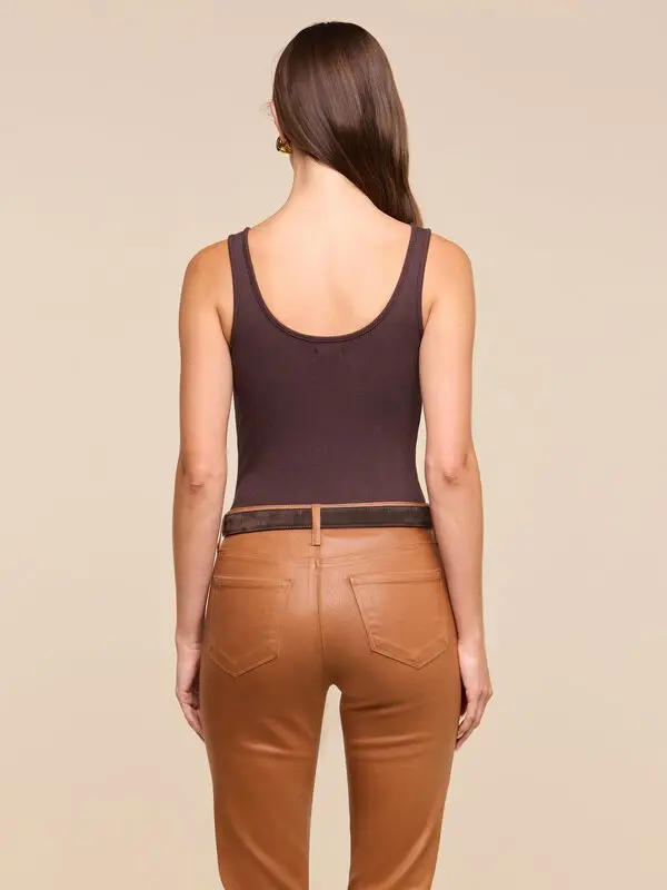 L'Agence Nica Scoopneck Bodysuit - Dark Java
