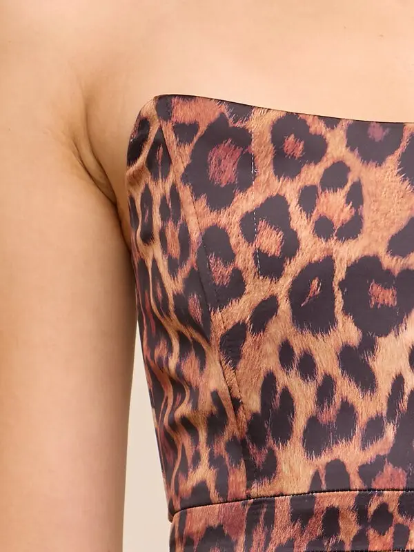 L'Agence Meliora Corset Peplum Top