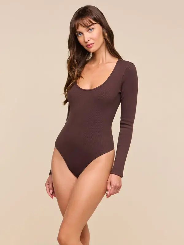 L'Agence Elara Scoopneck Bodysuit