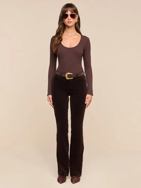 L'Agence Elara Scoopneck Bodysuit