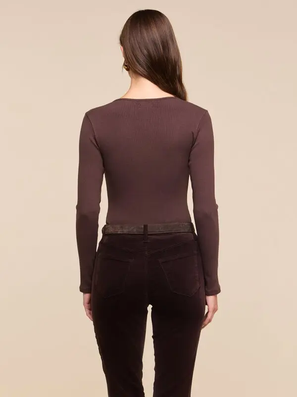 L'Agence Elara Scoopneck Bodysuit