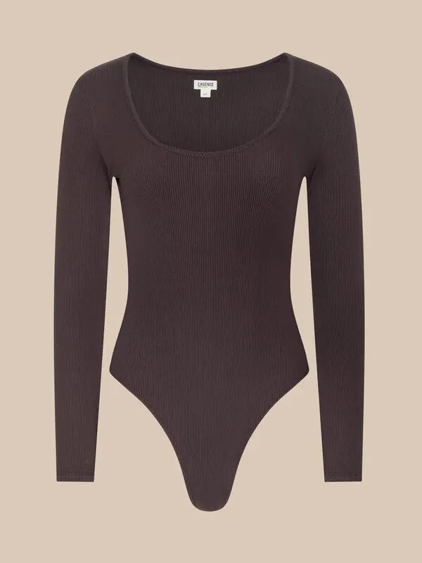 L'Agence Elara Scoopneck Bodysuit