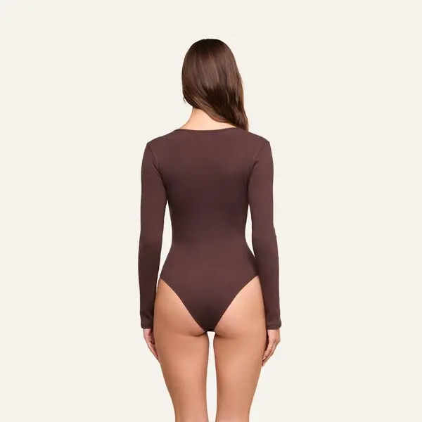 L'Agence Elara Scoopneck Bodysuit - Dark Java