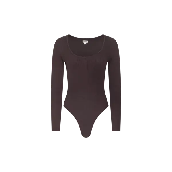 L'Agence Elara Scoopneck Bodysuit - Dark Java