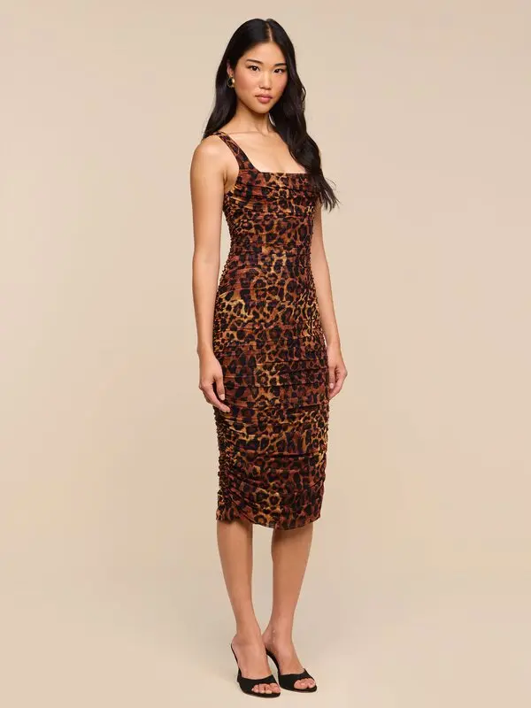 L'Agence Anya Shirred Dress