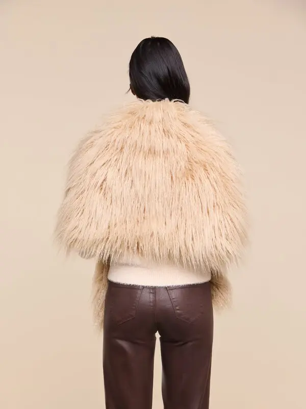 L'Agence Sabine Faux Fur Scarf