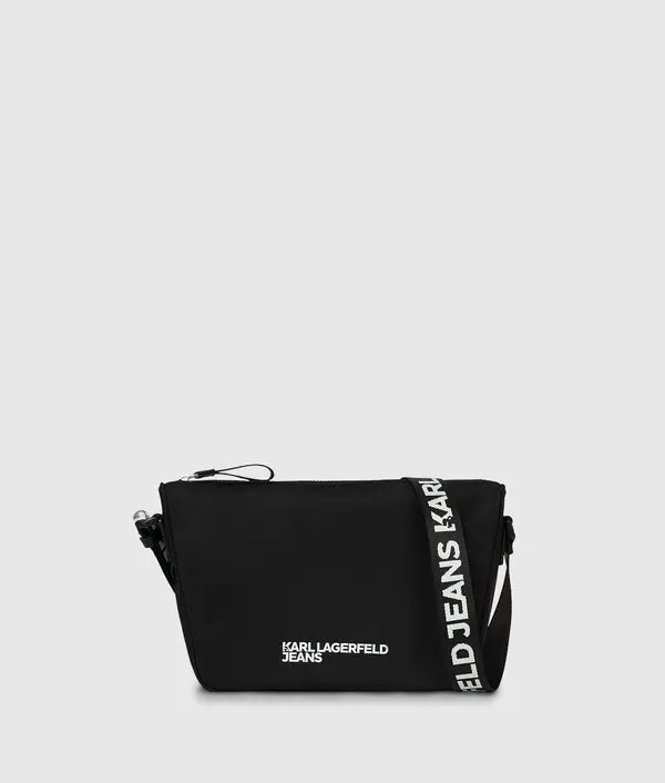 Karl Lagerfeld Nylon Crossbody Bag - Black