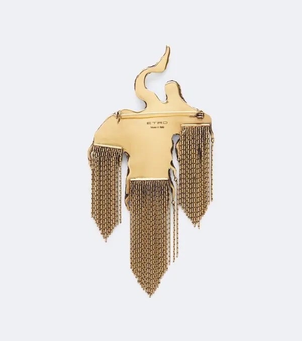 Etro Fringed Brooch