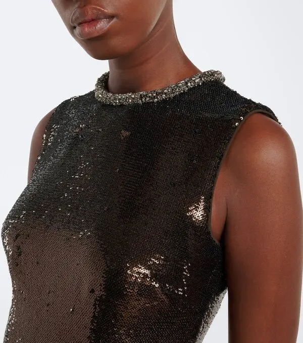 Roland Mouret Sequined Embellished Gown