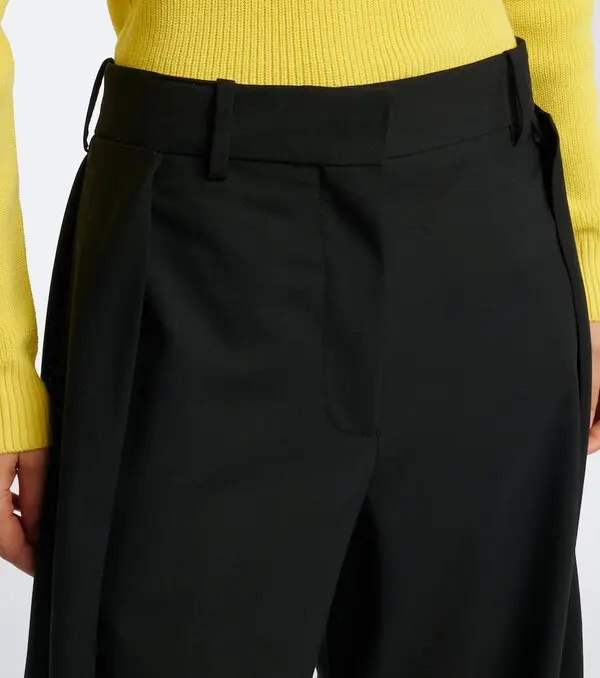 Loewe Wool Barrel-leg Pants