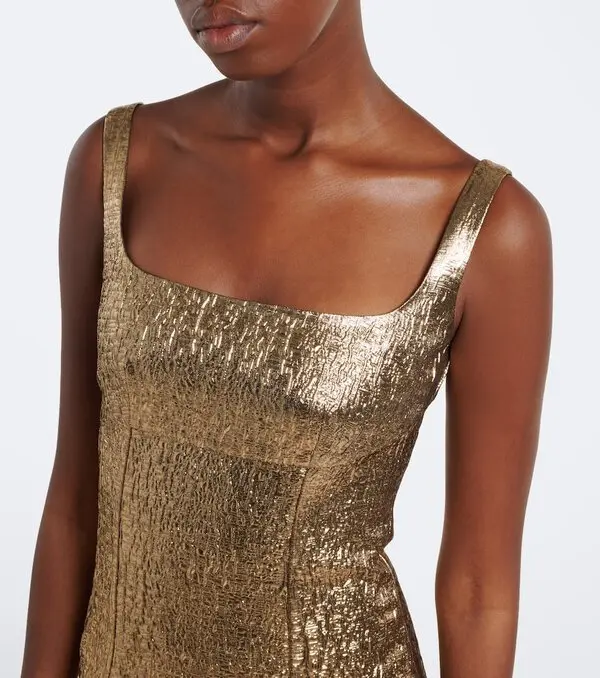 Roland Mouret Lamé Jacquard Gown