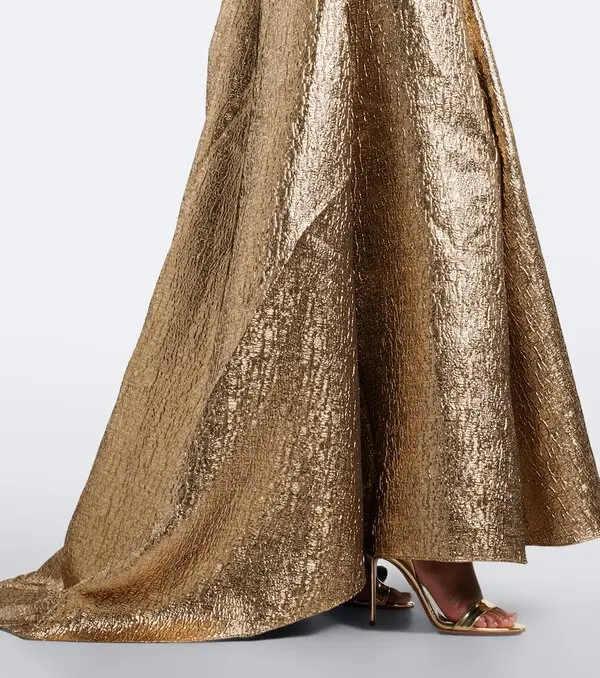 Roland Mouret Lamé Jacquard Gown