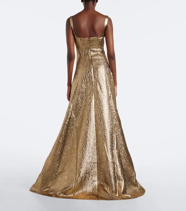 Roland Mouret Lamé Jacquard Gown