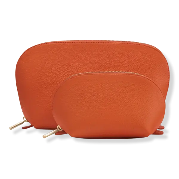 Cuyana Travel Case Set - Burnt Orange