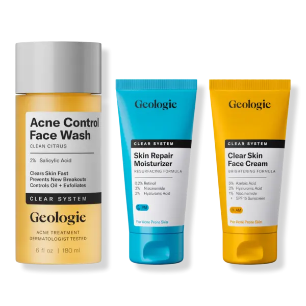 GEOLOGIE Clear System Face Routine - One-color