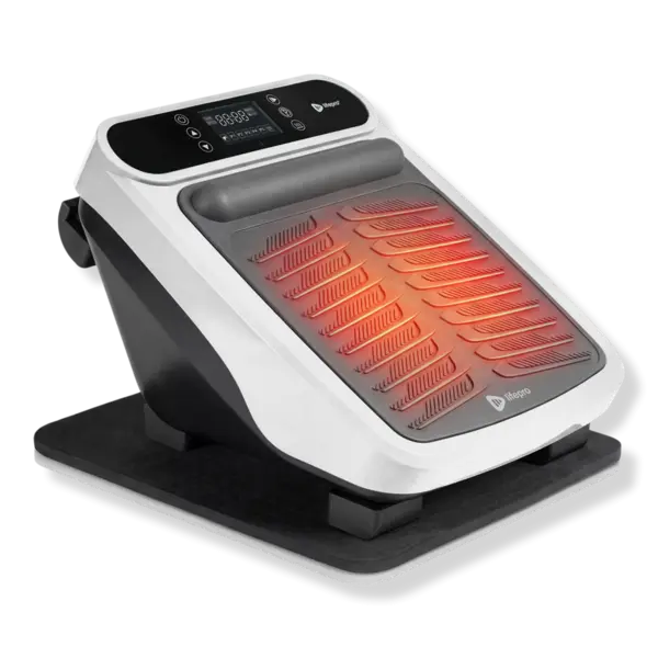 LIFEPRO Foot Massager With Heat, Deep Kneading & Calf Foot Therapy - White