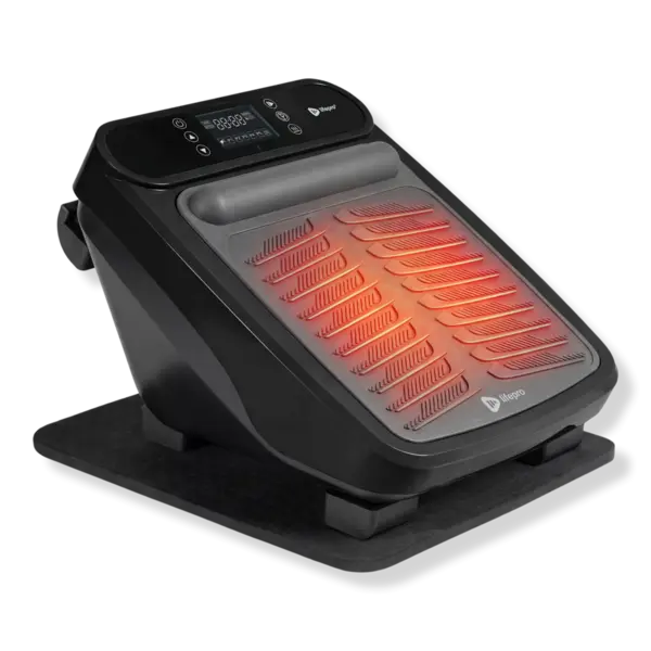 LIFEPRO Foot Massager With Heat, Deep Kneading & Calf Foot Therapy - Black