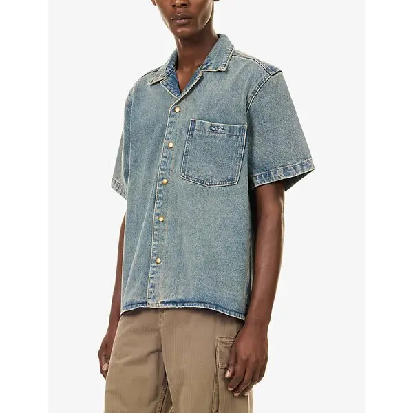 1886 Hawaii Short-sleeve Denim Shirt