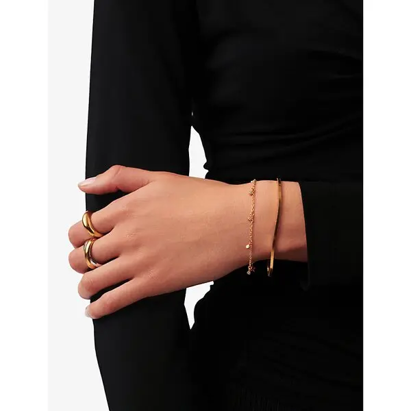 MISSOMA Interstellar Drop 18ct Vermeil-plated Sterling Silver Bracelet