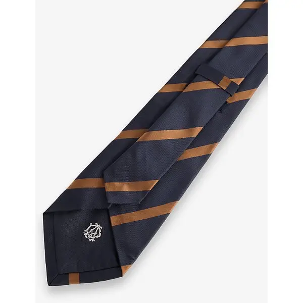 Dunhill Striped Silk Tie