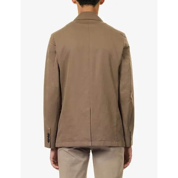 Sunspel Unstructured Cotton-linen Blazer
