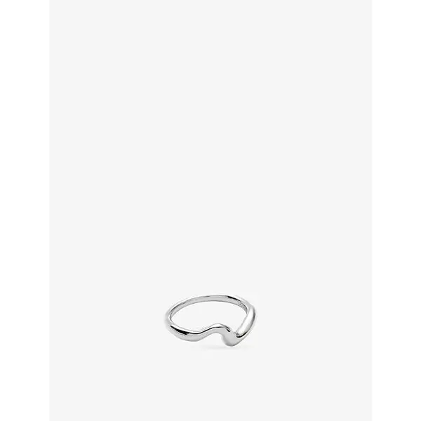 MISSOMA Molten Wave Sterling Stacking Ring