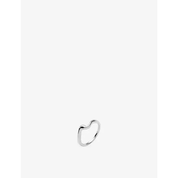 MISSOMA Molten Wave Sterling Stacking Ring