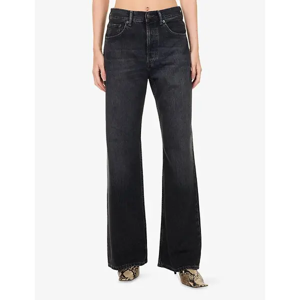 Acne Studios Regular-fit Wide-leg Denim Jeans